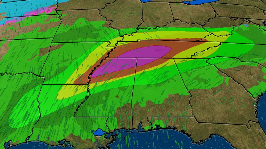Widespread Severe Weather Possible Saturday in the South, Ohio Valley ...