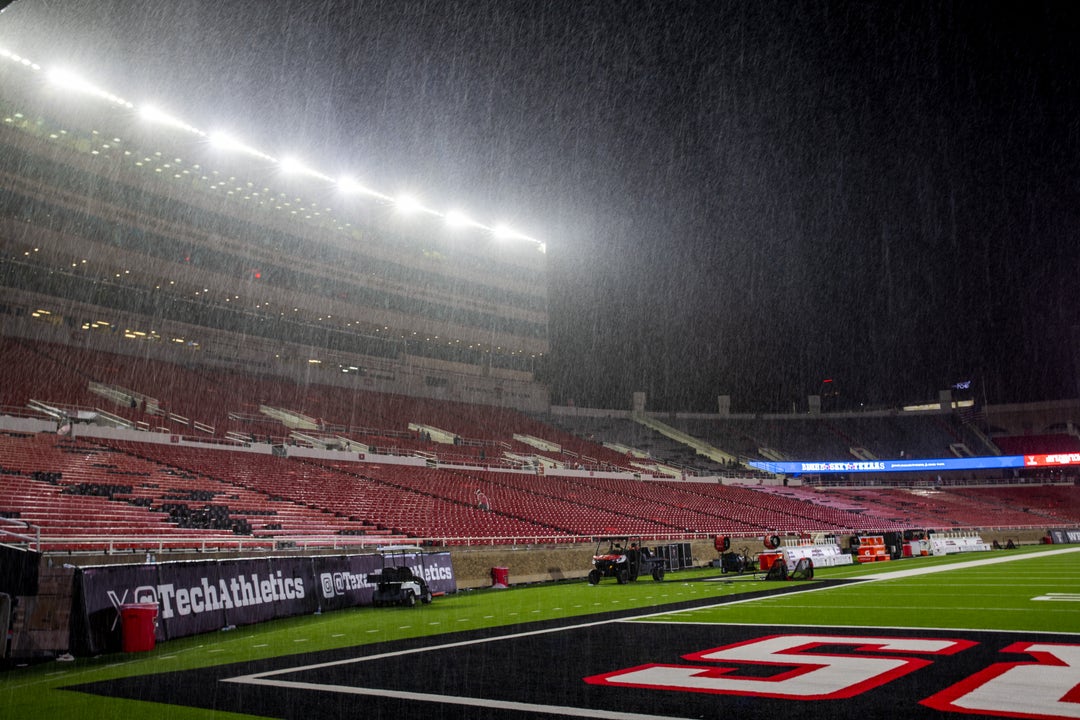 Ominous Supercell Delays Texas Tech Game In Lubbock | Weather.com