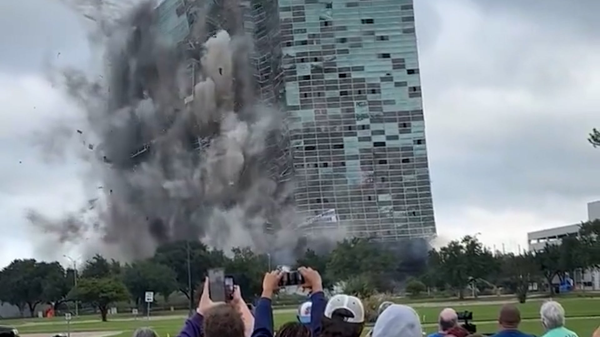 Watch: Hurricane-Damaged Tower Crumbles In Seconds - Videos from The ...