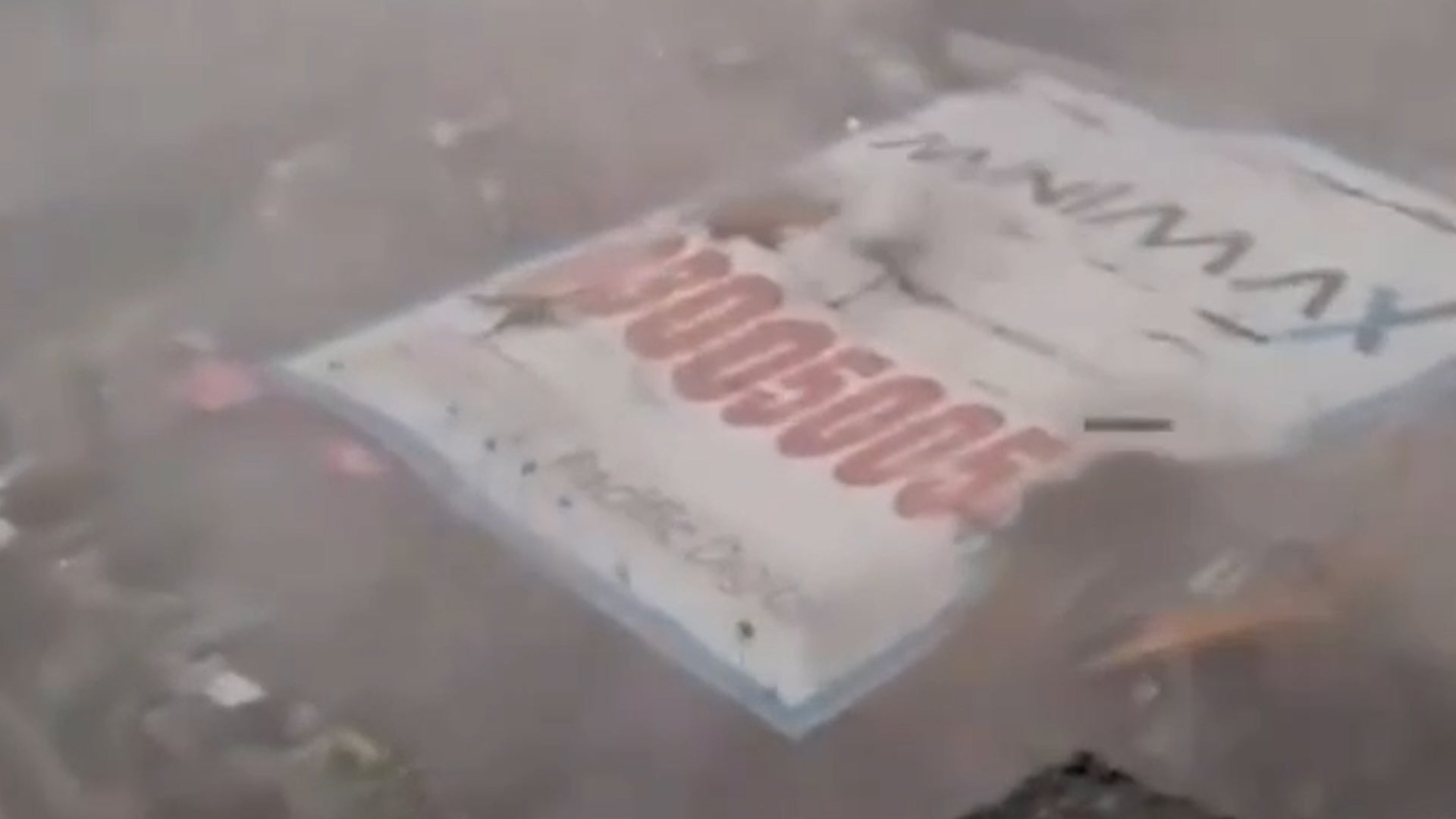 Giant Billboard Crushes Gas Station, Trapping Dozens - Videos from The ...