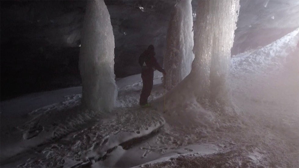 Explore a Glacial Ice Cave in the Alps - Videos from The Weather Channel