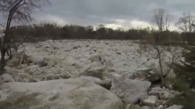 Ice Chunks as Big as Cars Leave Damage Near Toledo, Ohio | The Weather ...