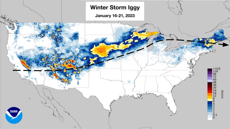 Winter Storm Iggy Shattered One-Day Snow Record in One Nebraska Town ...