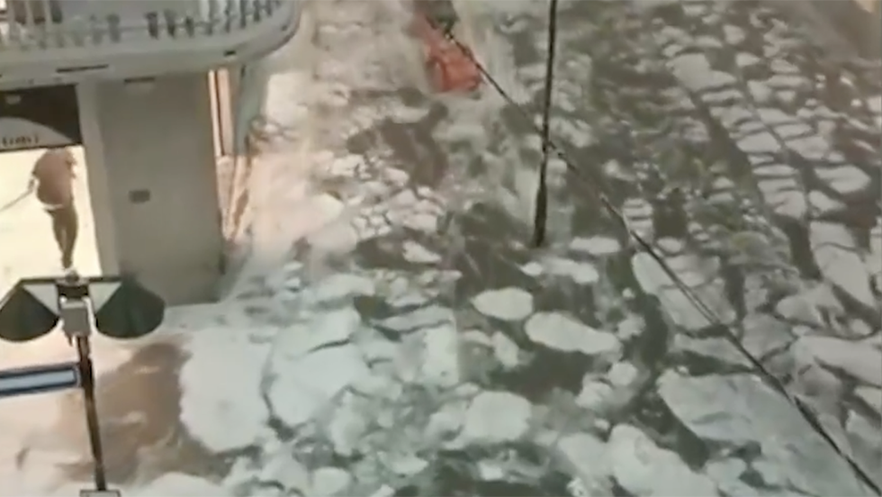‘River’ Of Hail Flows In Milan Area - Videos from The Weather Channel