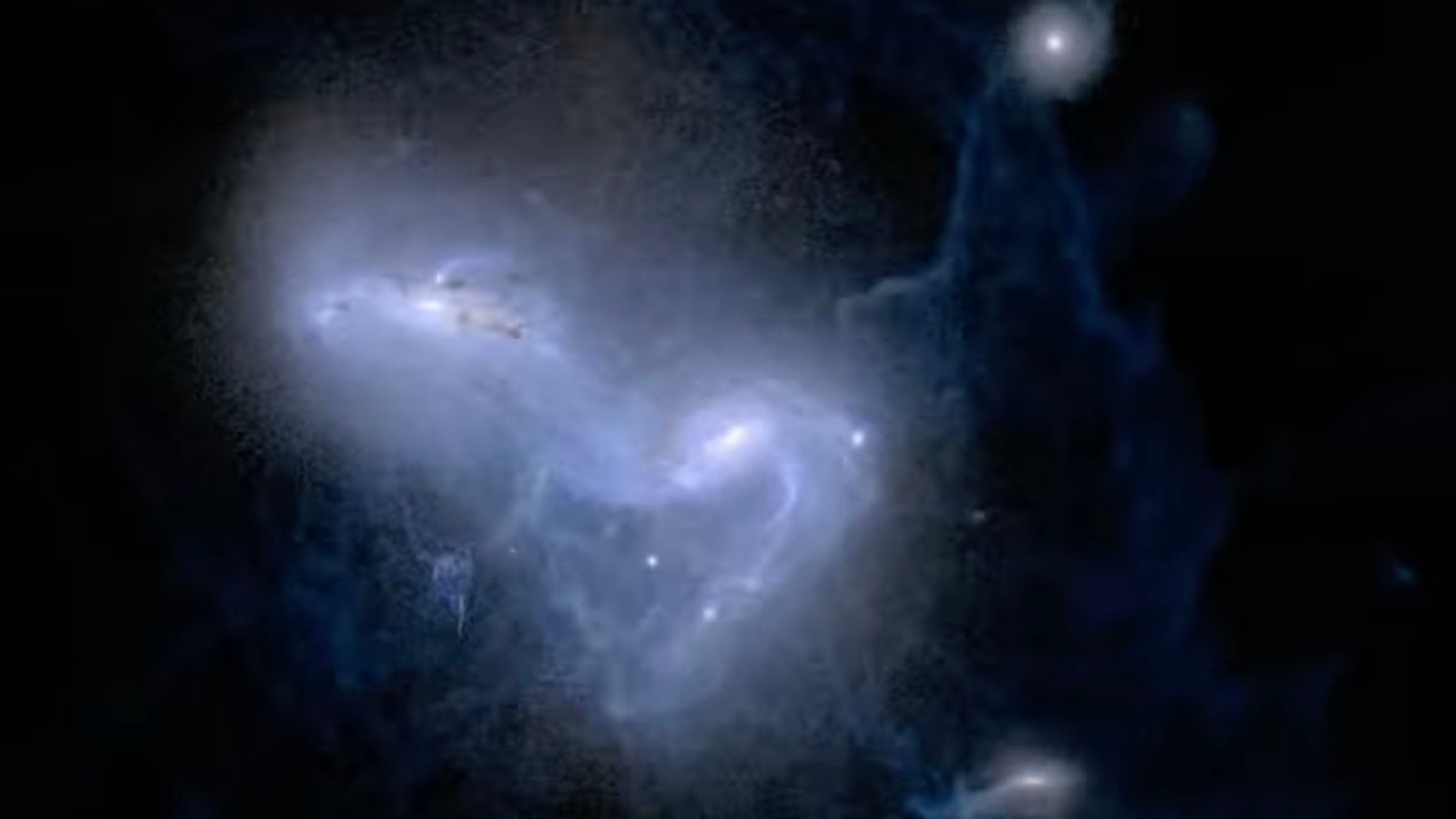 NASA simulates galactic mergers over billions of years | News Minimalist