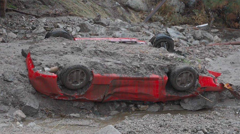 California Mudslides Wreck Cars, Damage Property - Videos from The ...