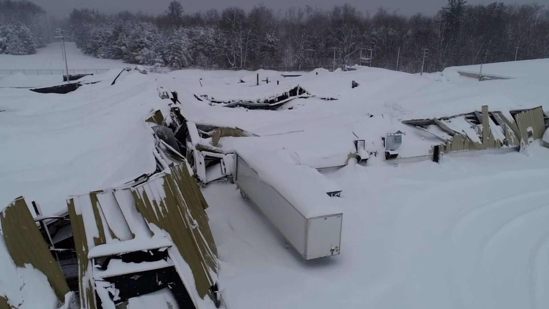 Heavy Snow On Roof