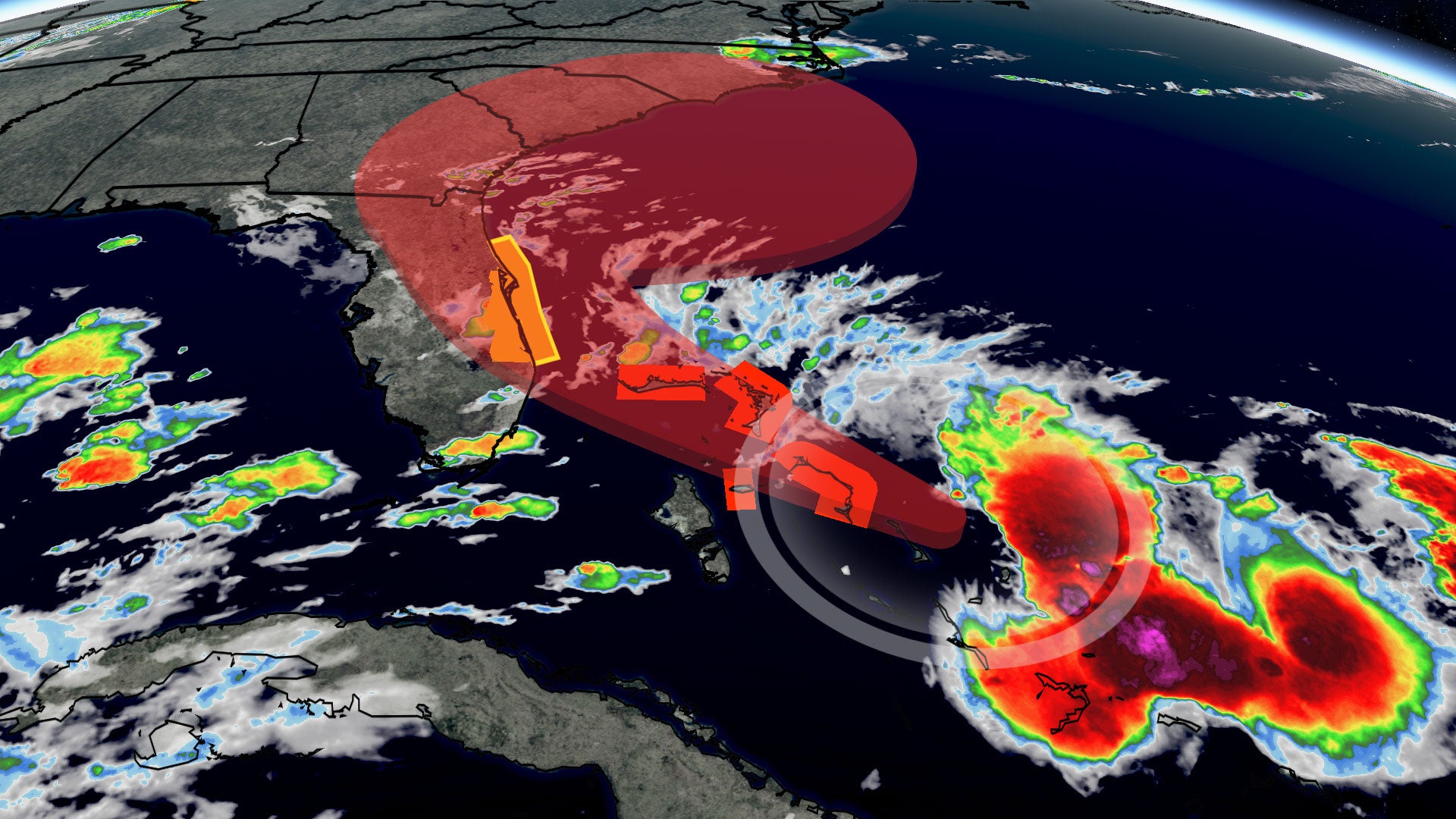 Potential Tropical Cyclone Nine Moving Toward Northwestern Bahamas ...