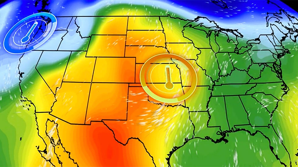 Pattern Change To Bring Temperature Flip-Flop - Videos from The Weather ...