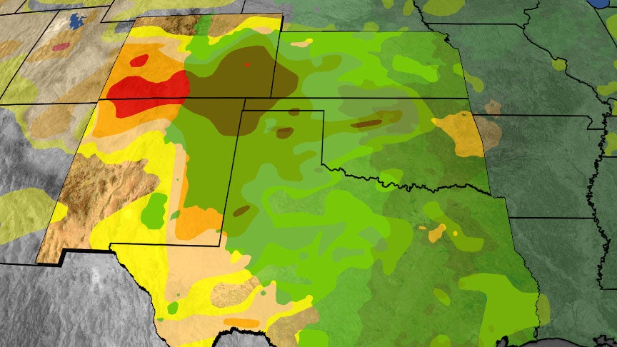 Wet Pattern Will Last Into Next Week For Plains Flash Drought Areas ...