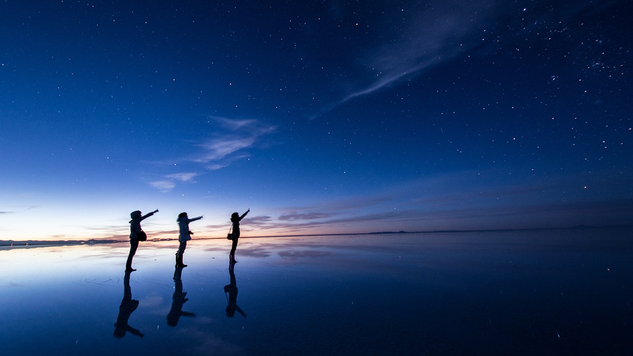 Bolivian Salt Flats Night
