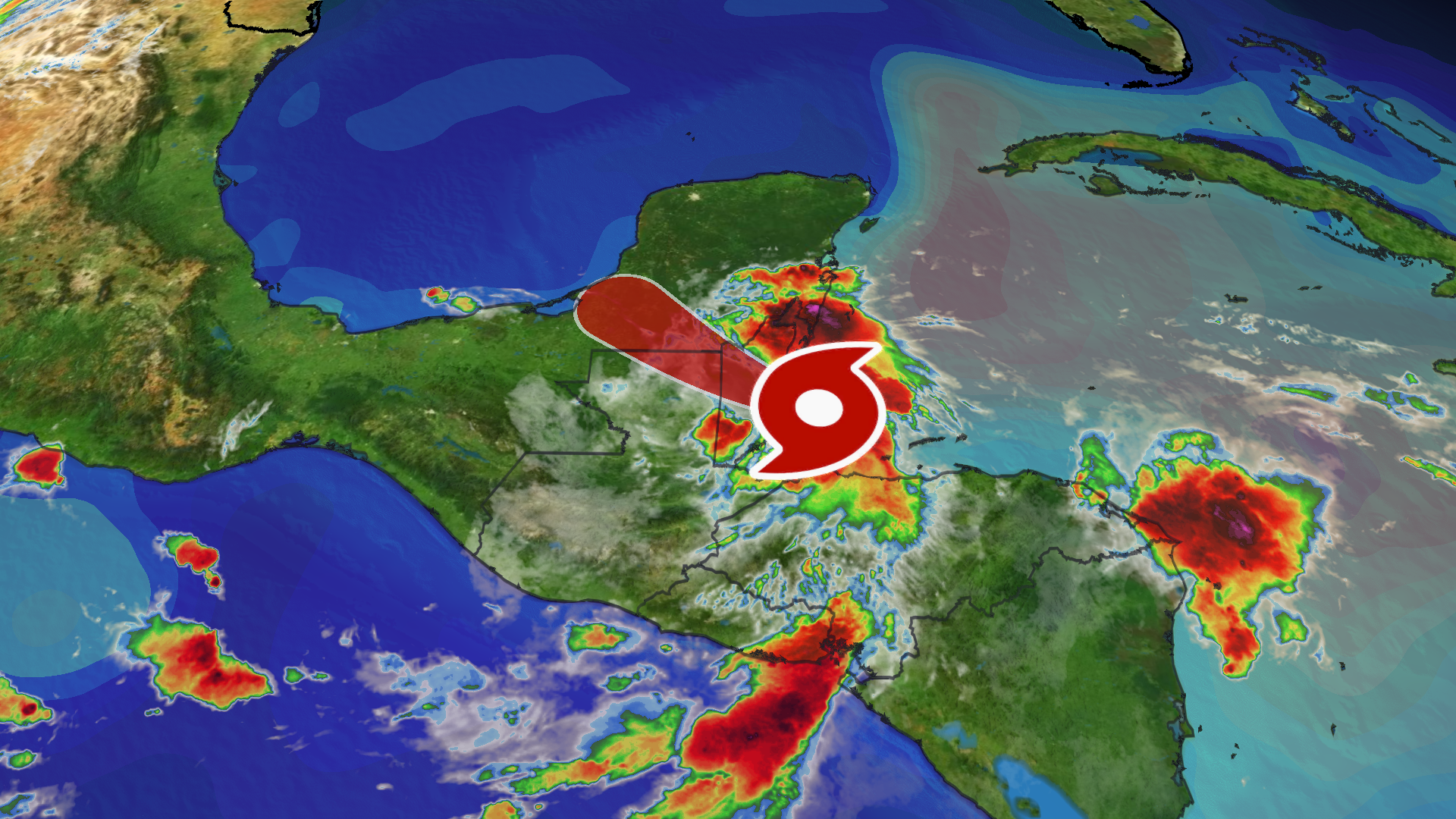 Tropical Storm Sara Maps Tracker: Spaghetti Plot And More | Weather.com