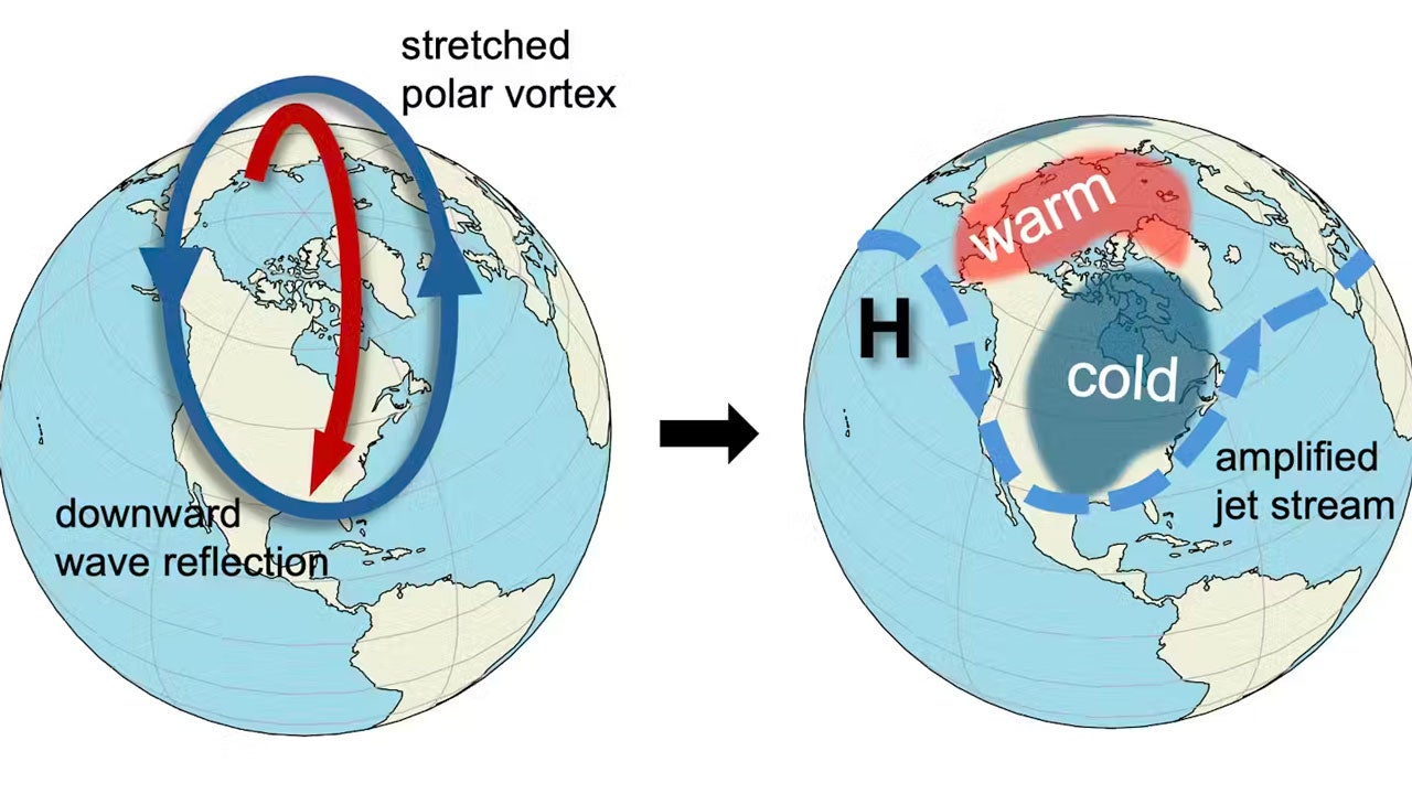 How the polar vortex and warm ocean are intensifying a major US winter ...
