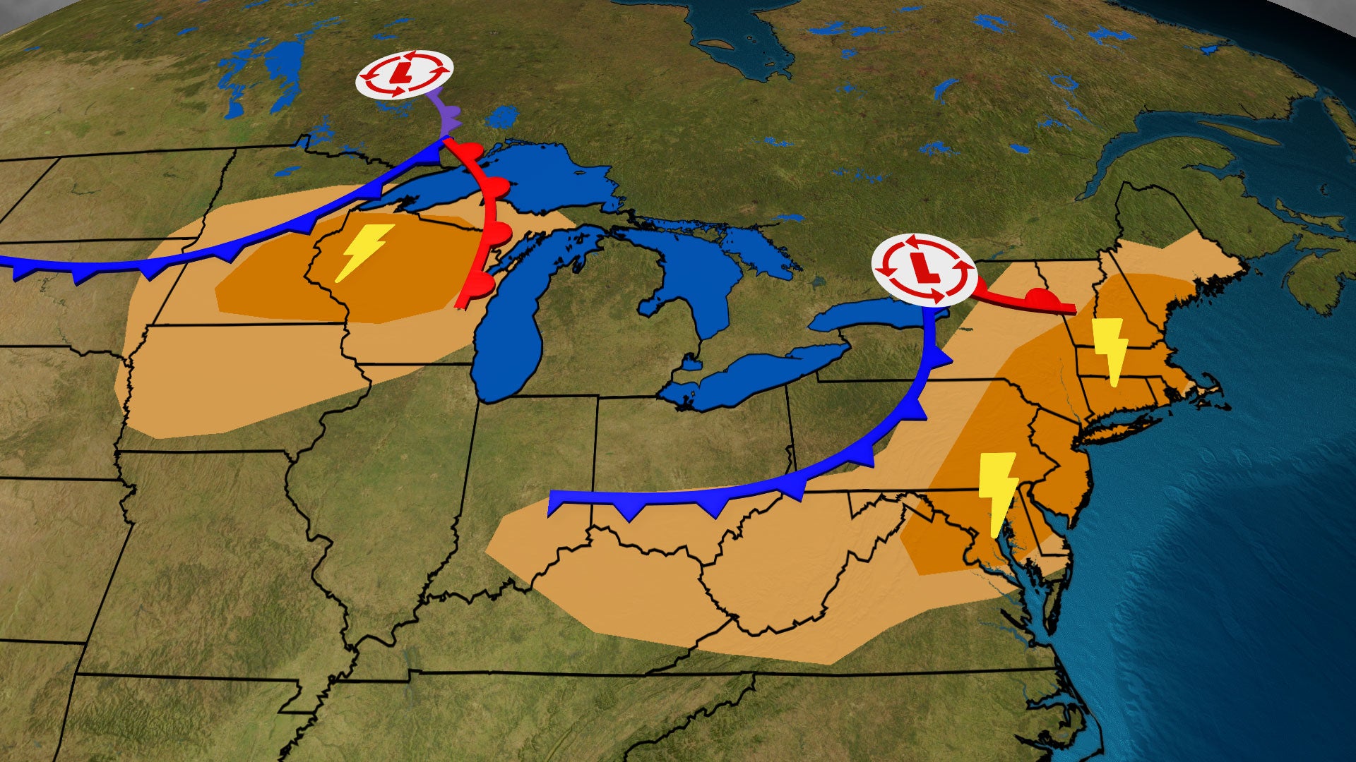 Timing The Biggest Severe Weather Threats Today - Videos from The ...