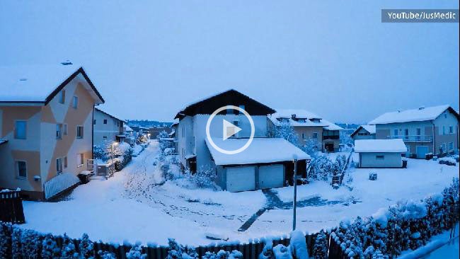 Time-Lapse Video Shows 10 Inches of Snow in 40 Seconds | The Weather ...