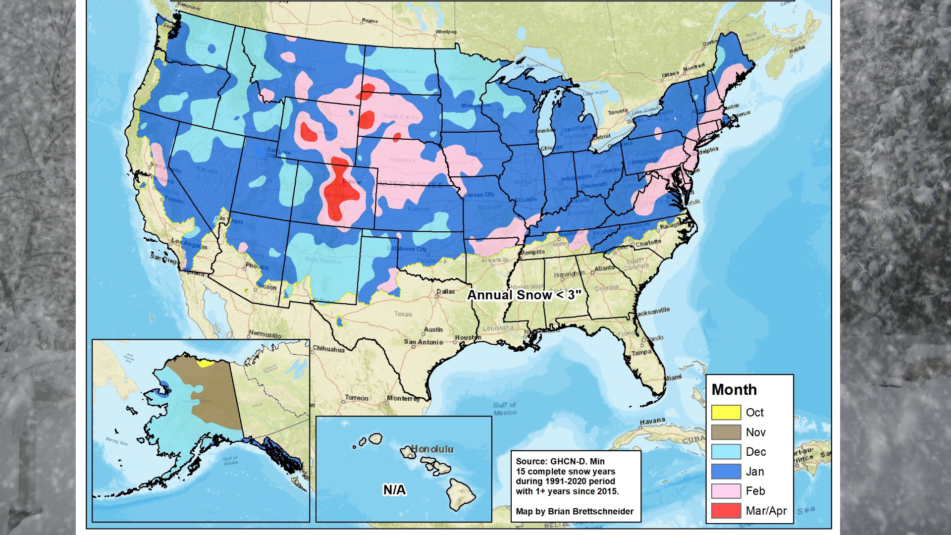 Which Month Of The Year Do You Receive The Most Snow? | Weather Underground
