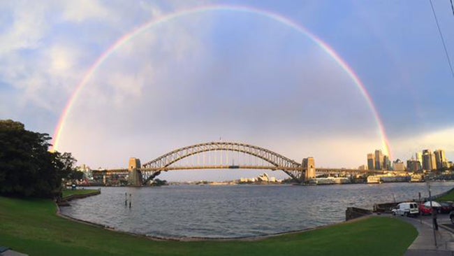 Double Rainbow Over the Sydney Harbour Wows Everyone (PHOTOS) | The ...