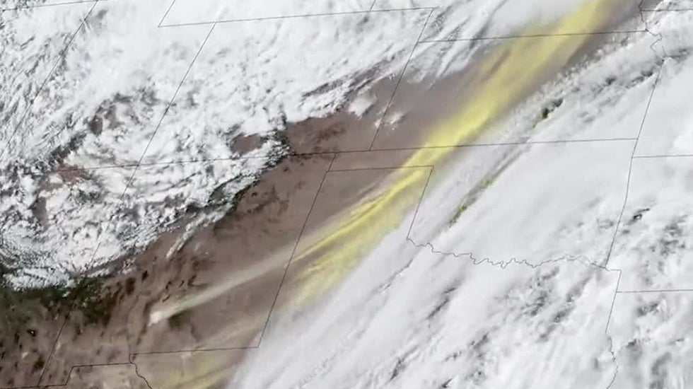 High Winds, Texas Dust Visible From Space - Videos from The Weather Channel