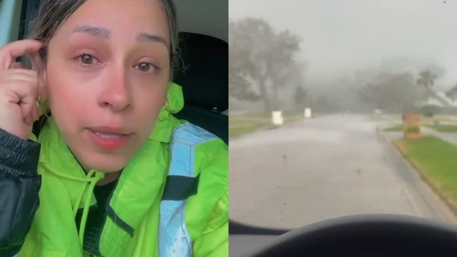 Woman Records EF2 Tornado As It Pummels Her Car In Lake Mary, Florida | Weather.com