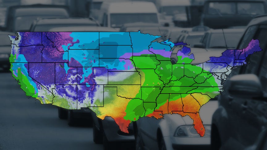 Us Travel Forecast Map