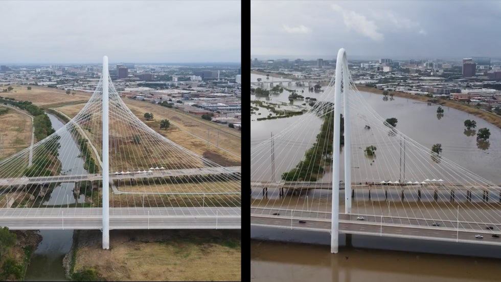 Trinity River Rose 26 Feet In Only 18 Hours - Videos from The Weather ...