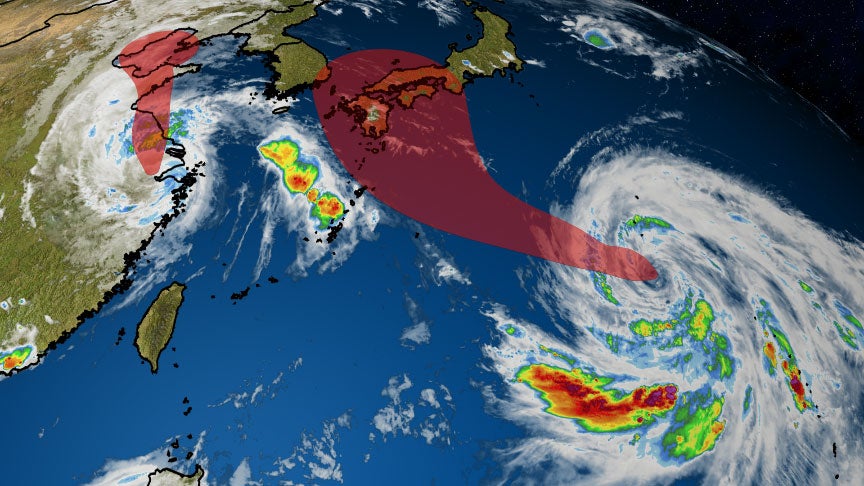 Lekima Moving Through Eastern China With Gusty Winds, Heavy Rainfall ...
