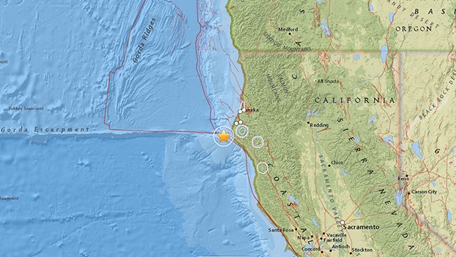 Ferndale California Map View