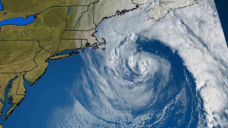 Bomb Cyclone Off the East Coast Impressive to Look At | Weather.com