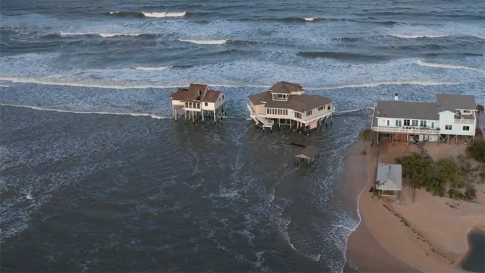 Ian Forms New Inlet, Washes Away Beachfront - Videos from The Weather ...