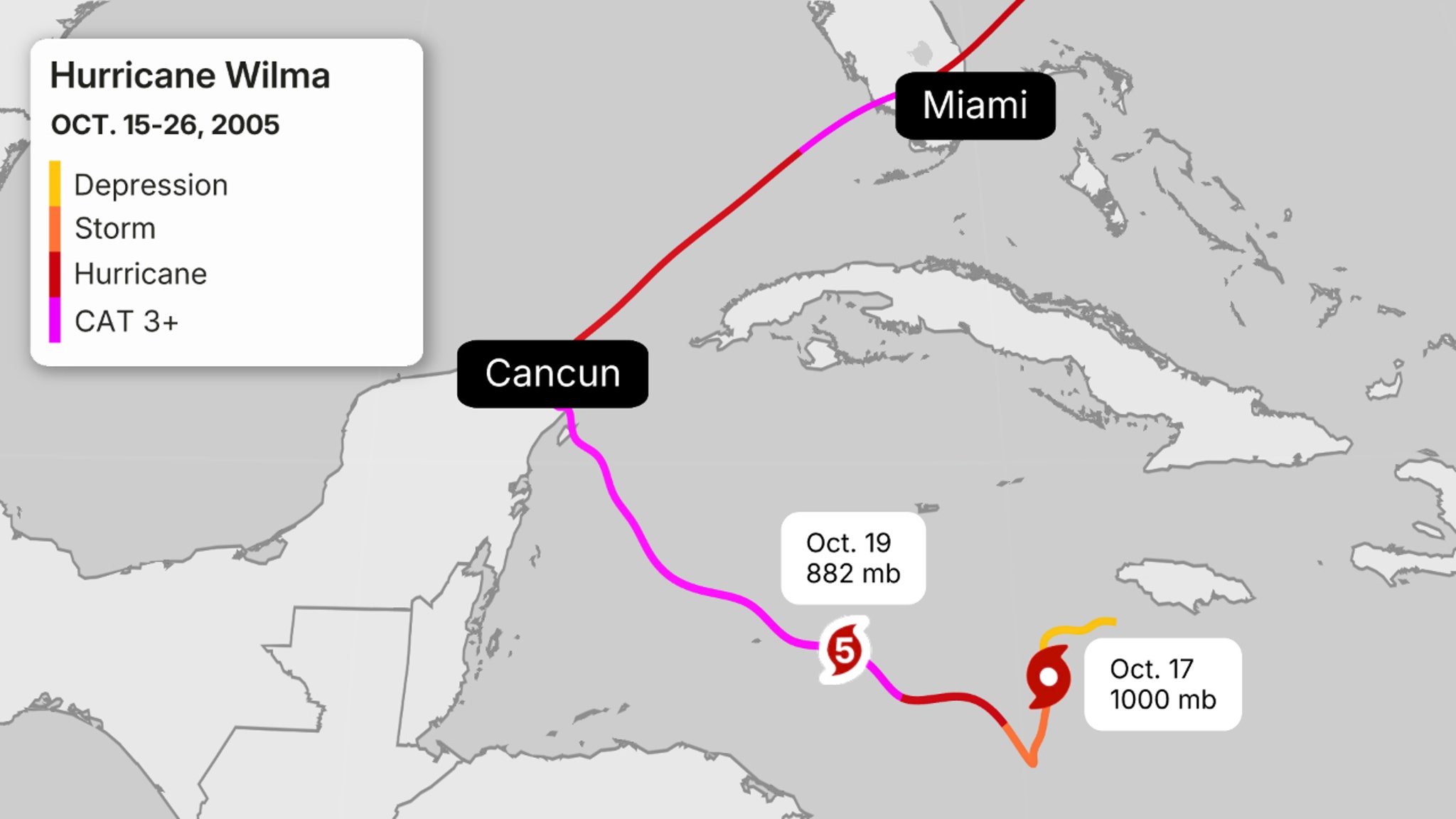 On This Date: Wilma Became A Tropical Storm, Then Made History ...