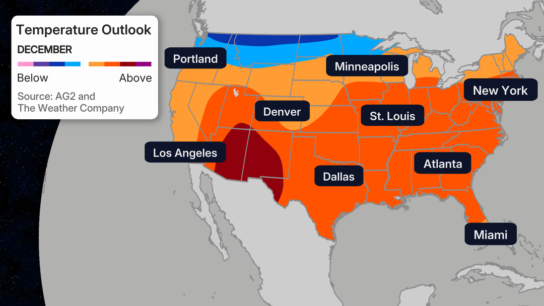 October To December Temperature Outlook | Weather.com