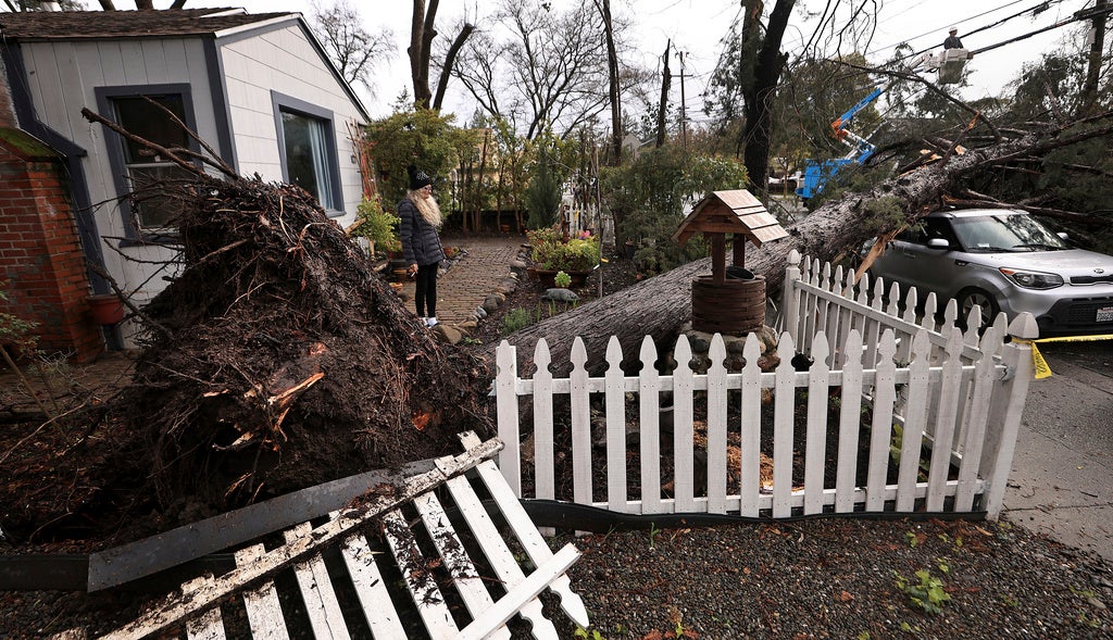Photos Of Damage In California After 'Bomb Cyclone' Strikes | Weather.com