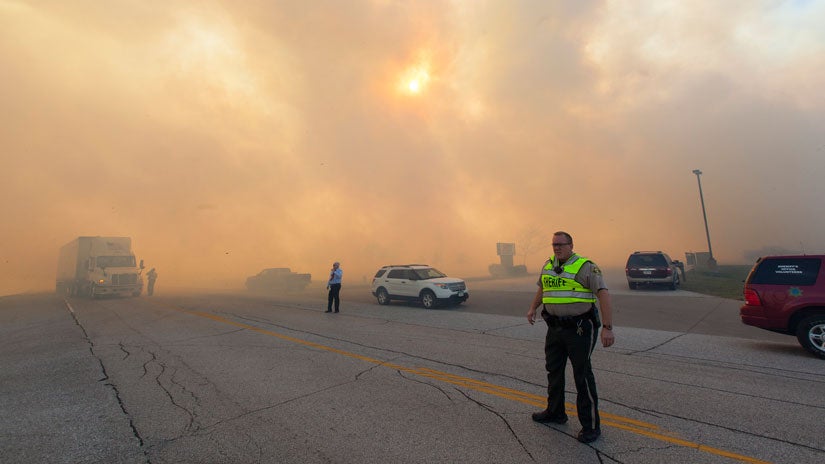 Homes Threatened, Evacuations Ordered in Texas and Louisiana as Brush ...