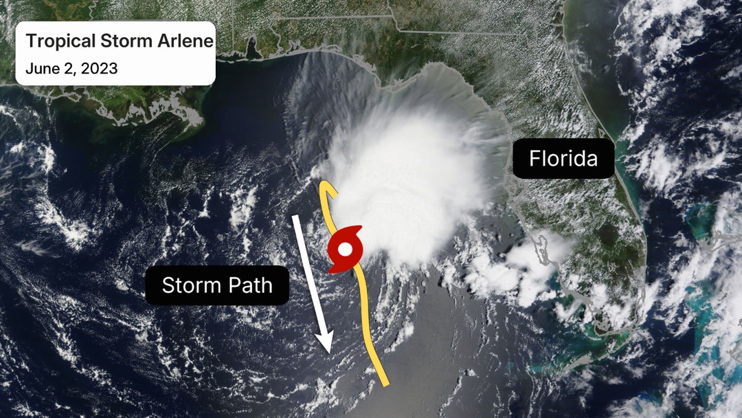 On This Date: Tropical Storm Arlene Forms In The Gulf And Tracks In A ...