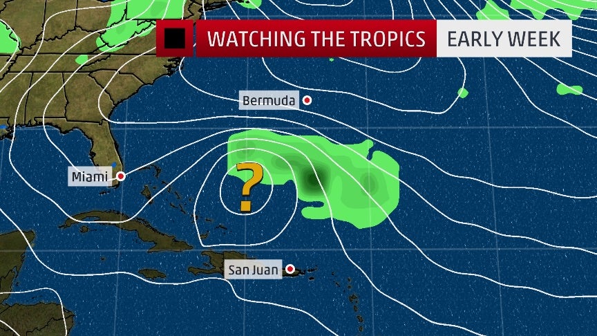 Invest 90-L Could Develop Into a Subtropical Storm This Week; Would Be ...