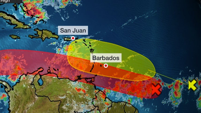 Tropical Development Likely As Atlantic System Heads For Windward ...