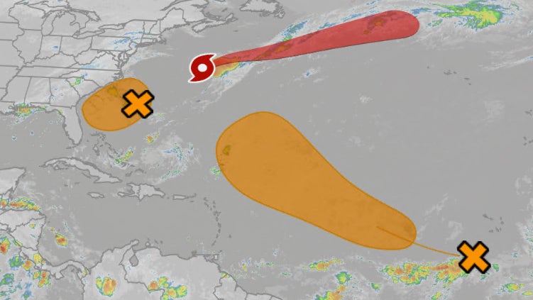 Tropical Storm Dexter Heads Away From US Plus Two Other Areas To Watch ...