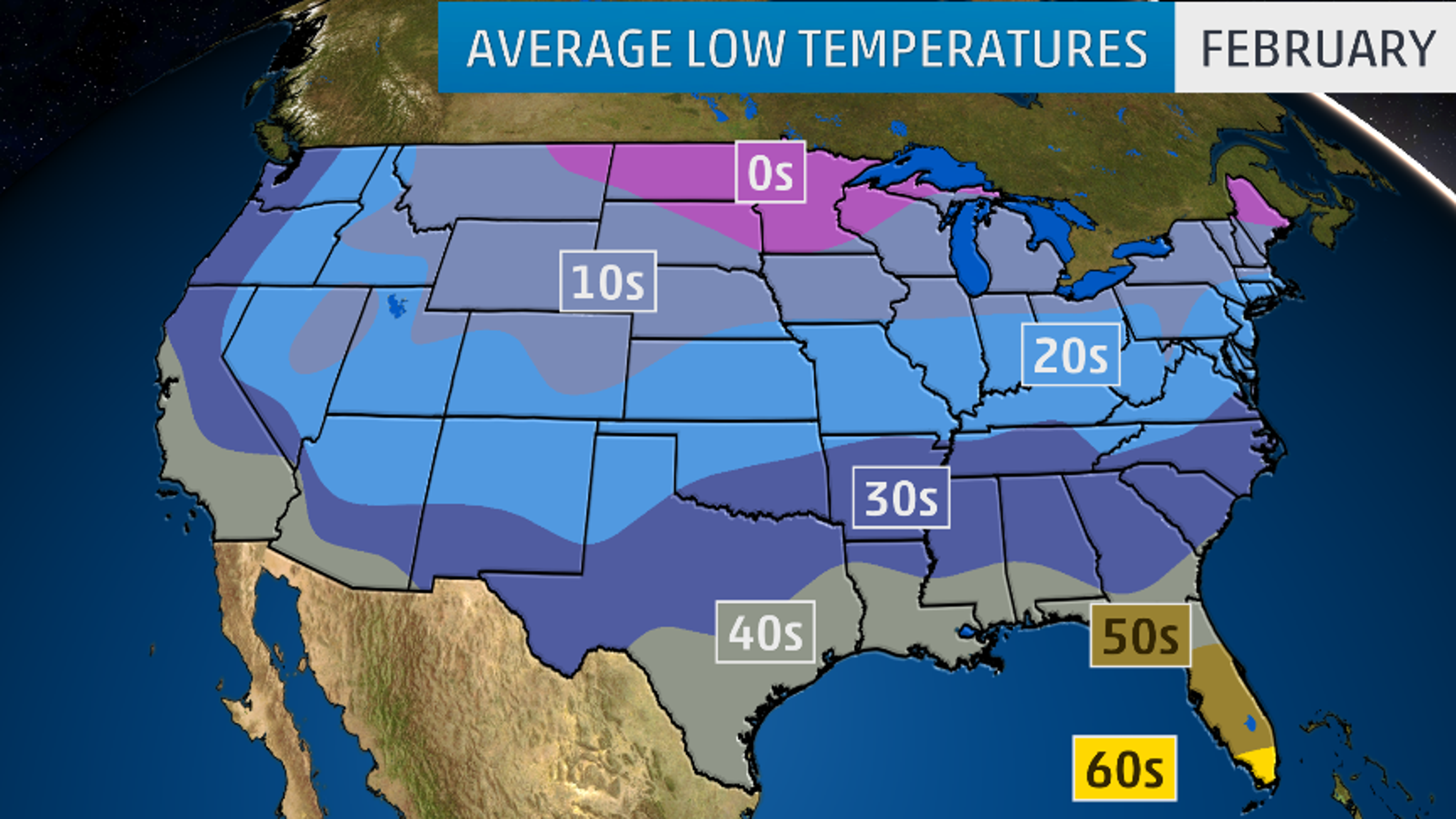 February Temperature Outlook: Early Thaw, Then Back to Frigid Air ...
