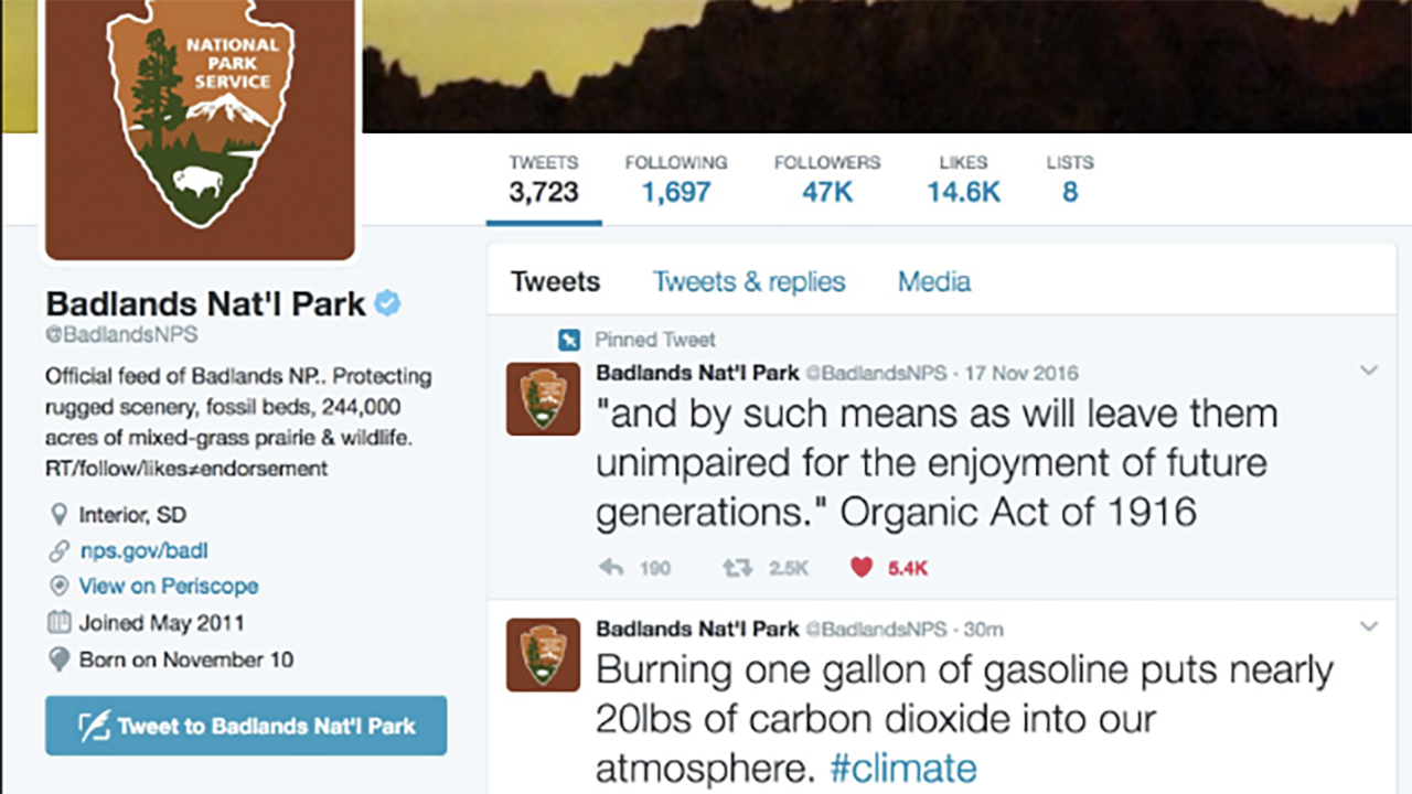 Fact Checking the Badlands National Park Climate Change Tweets | The ...