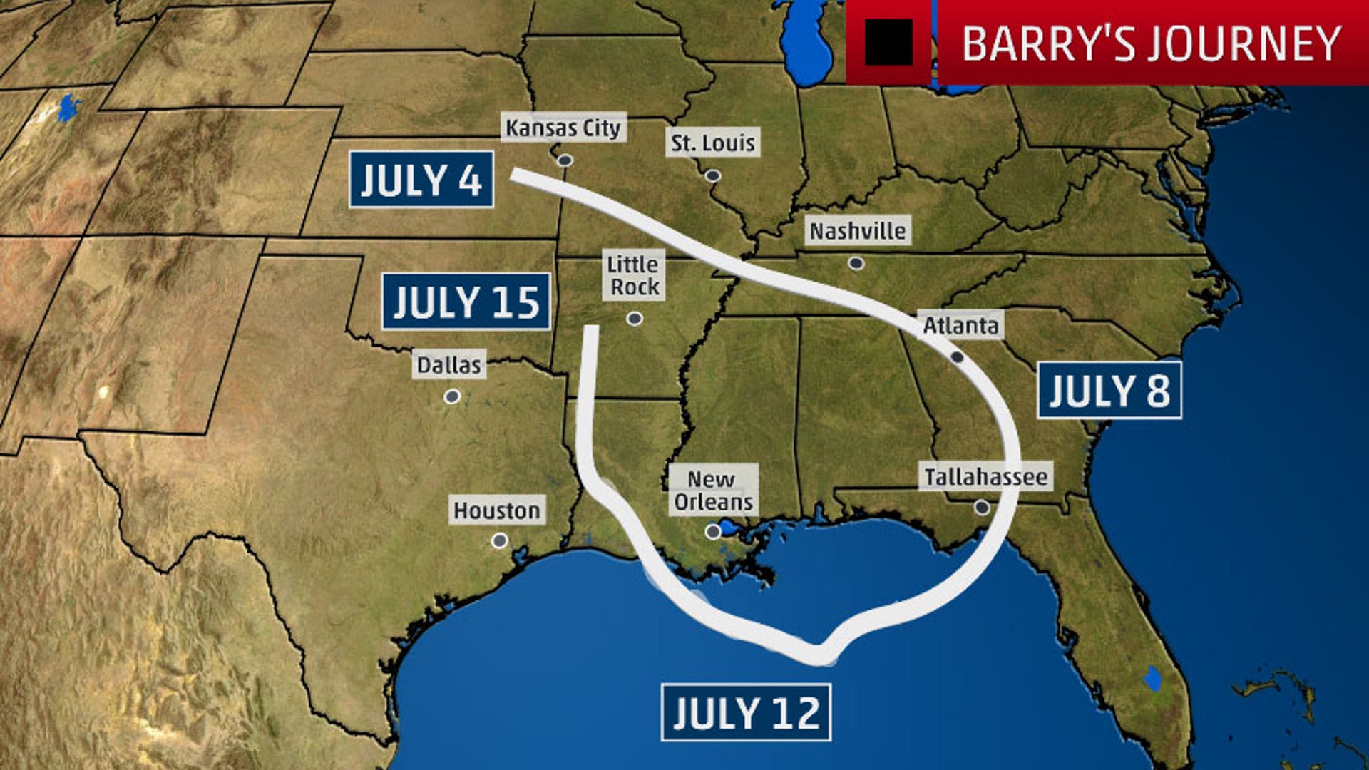 The Long, Strange Trip to Becoming Hurricane Barry | Weather.com