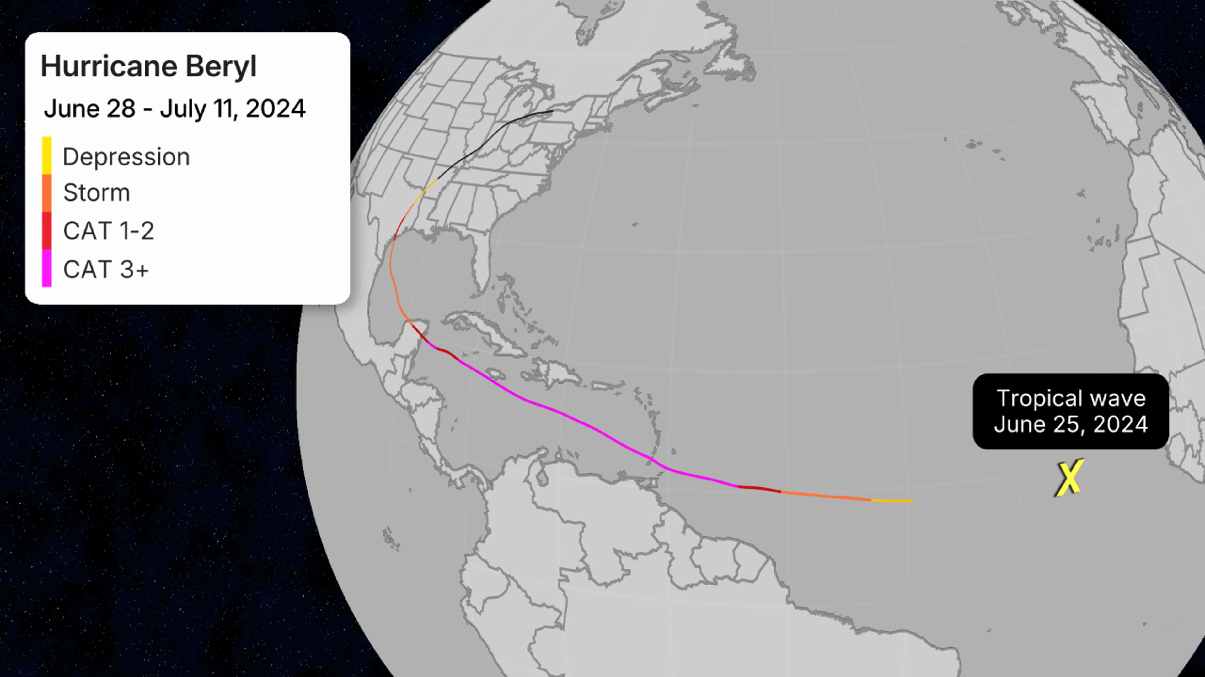 On This Date: The Hurricane Beryl Saga Began | Weather.com