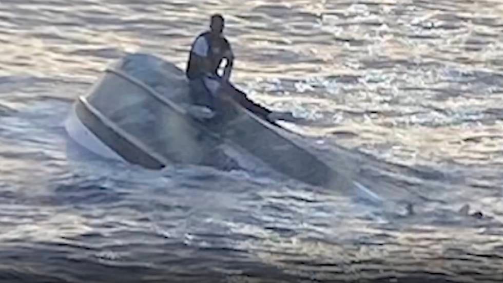 Colombian Man Describes Ordeal Clinging to Overturned Boat for Two Days ...