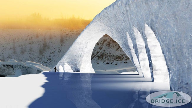 Da Vinci Sketch Inspires World's Longest Ice Bridge | The Weather Channel