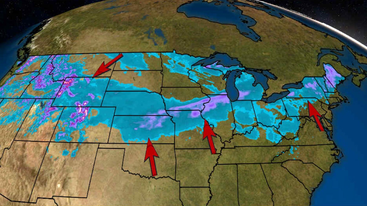 Winter Storm Bruce Delivers Expansive Swath of Snow From Rockies to ...