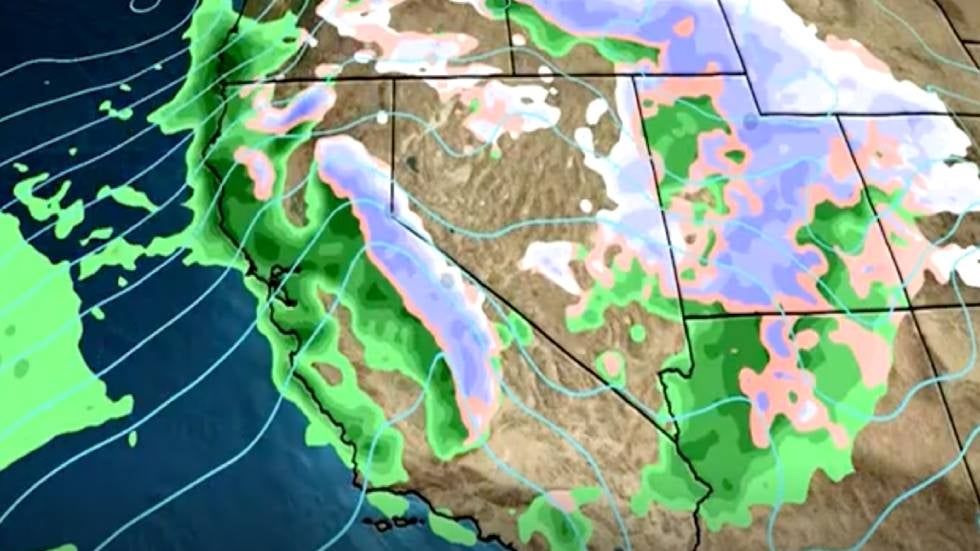 Stormy West Forecast To Continue Into Next Week - Videos from The ...