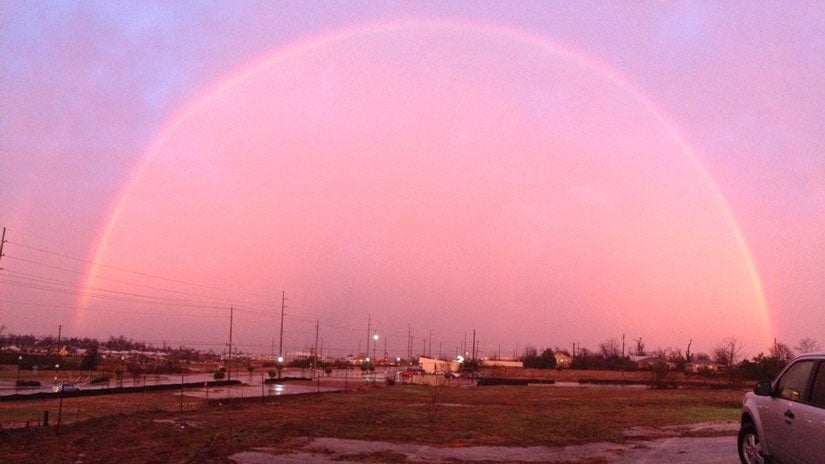 Rainbow Dazzles Onlookers in Tuscaloosa, Alabama (PHOTOS) | The Weather ...