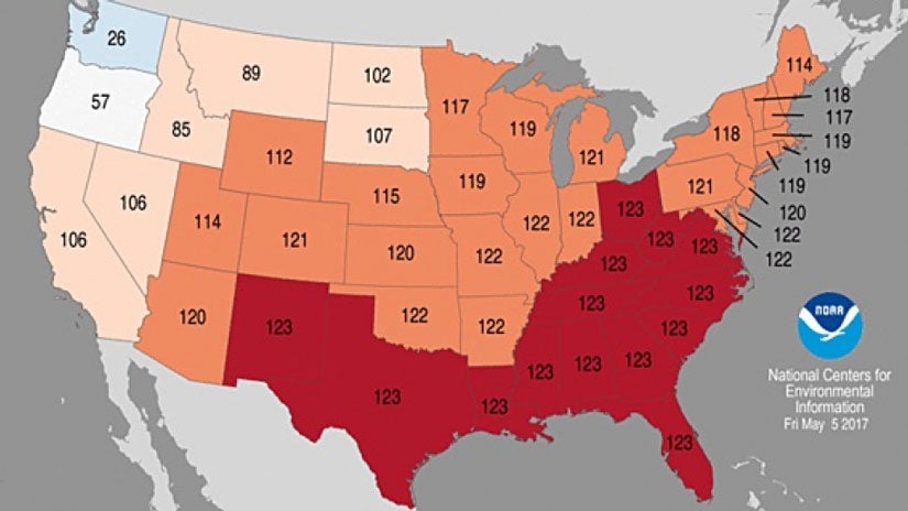 Swath of States Experiencing Their Hottest Year to Date | Weather ... Swath of States Experiencing Their Hottest Year to Date | Weather ...