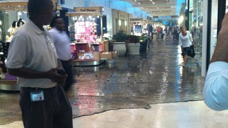Flooding: Mall Roof Collapse | The Weather Channel