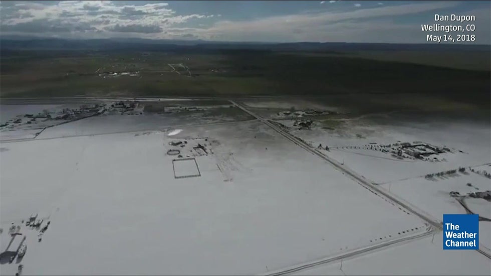Colorado Hail Swath, Not Snow, Was Visible From the Air Days After ...