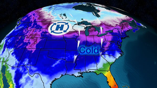 Arctic Cold Blast Bringing Subzero Cold to Upper Midwest, December ...